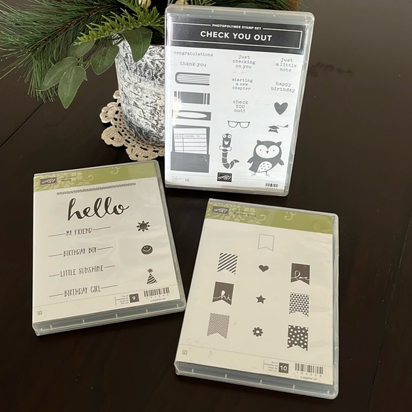 Stampin' Up! | Office | Stampin Up Sets Photopolymer Rubber Stamps ...